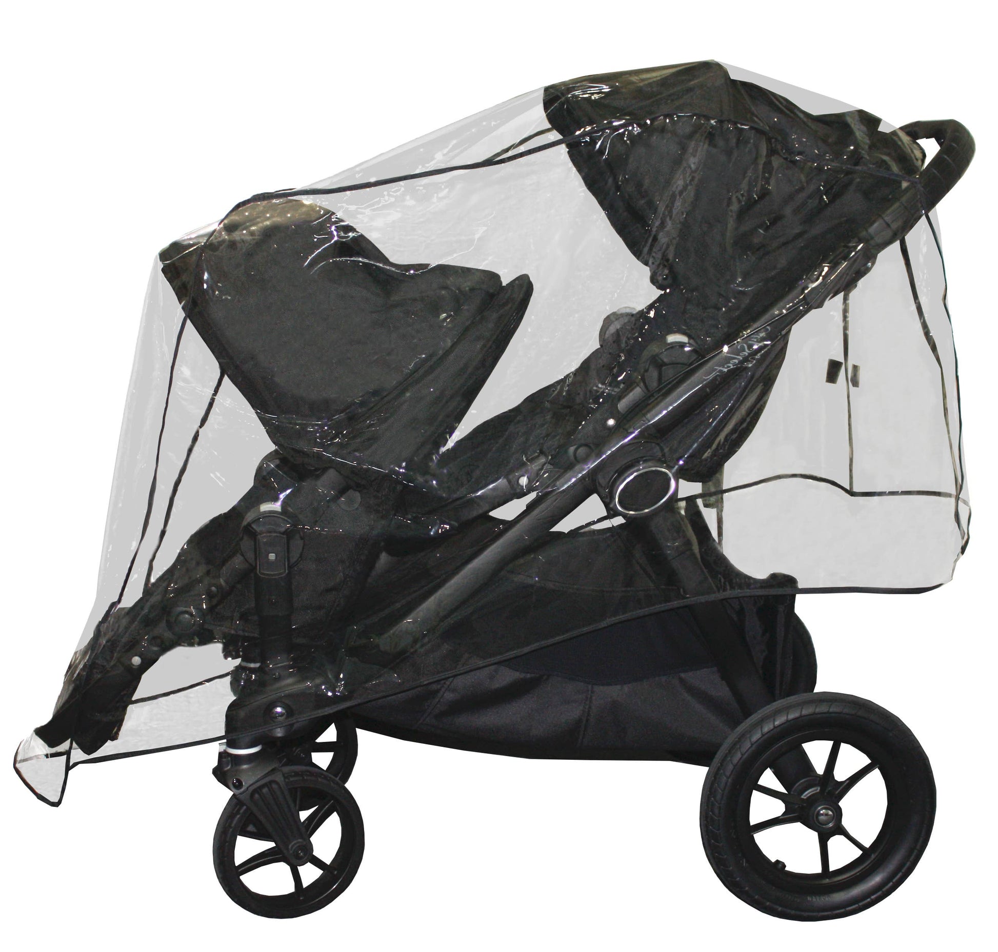 Jolly Jumper - Tandem Stroller Weather Shield | Clear Rain & Wind Cove ...