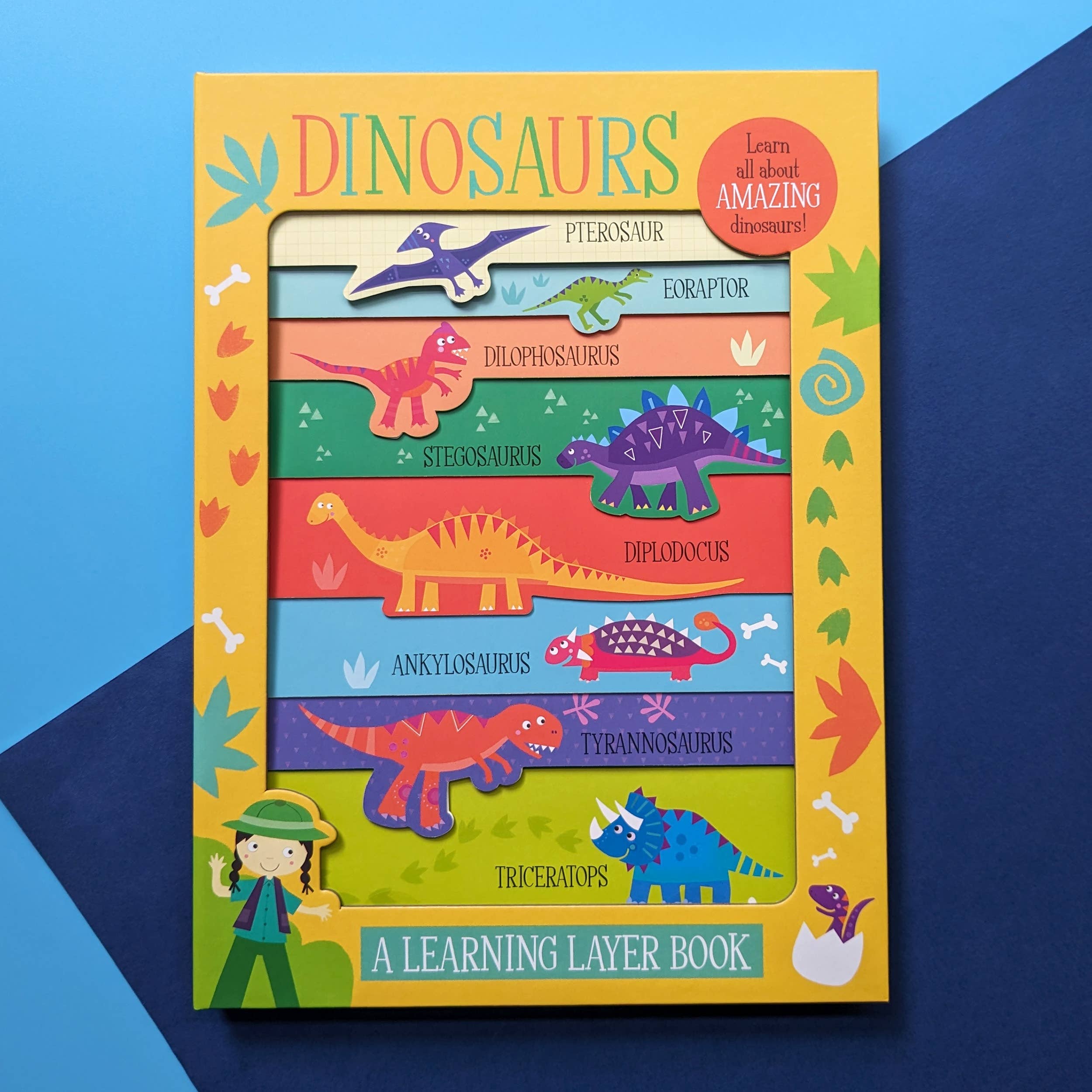 Robert Frederick - Learning Layer Board Book - Dinosaur – Little ...